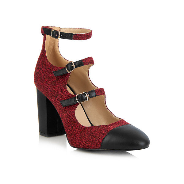 YULL SHOES Battersea Buckles Block Heels巴特西扣帶式高跟鞋 (共3色) – Shark Tank ...